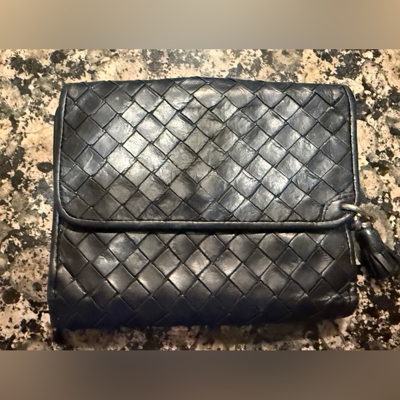 Sharif | Bags | Vintage Americana By Sharif Black Leather Wallet Made ...